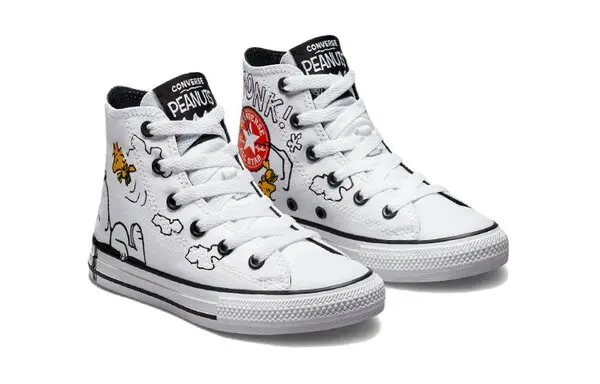 CONVERSE Chuck Taylor All Star High Top Sneakers - White/black/red