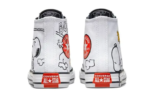 CONVERSE Chuck Taylor All Star High Top Sneakers - White/black/red