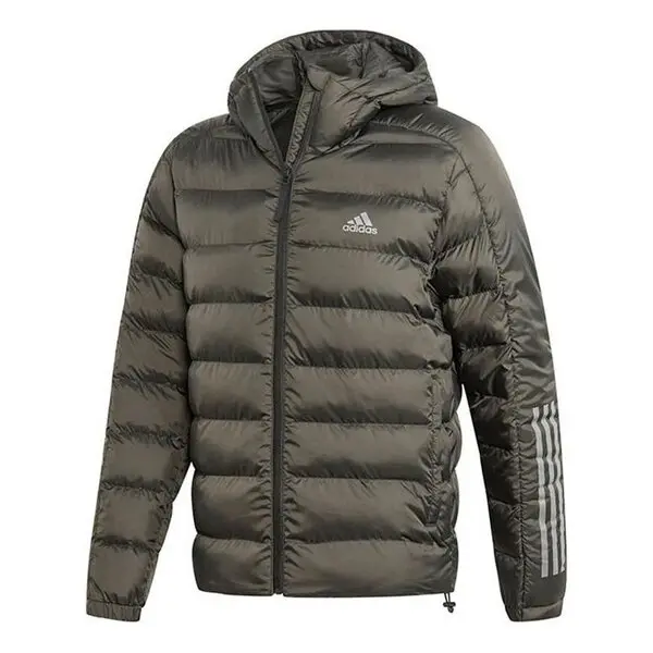 Adidas Puffer Jacket With Logo Detailing