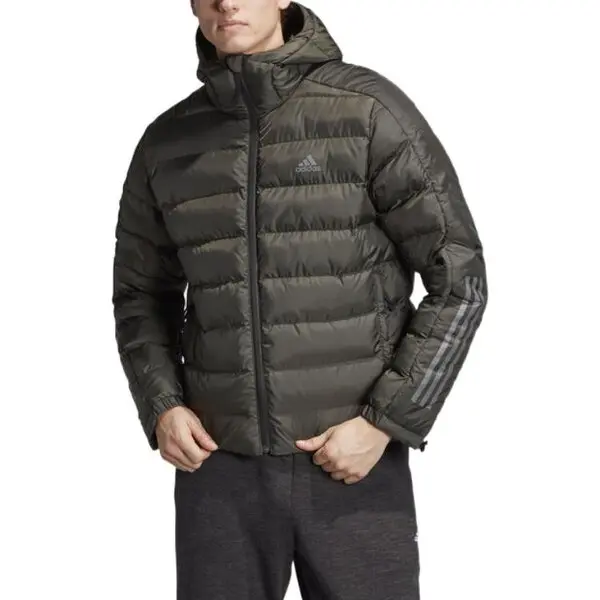 Adidas Puffer Jacket With Logo Detailing