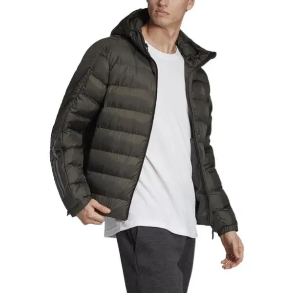 Adidas Puffer Jacket With Logo Detailing