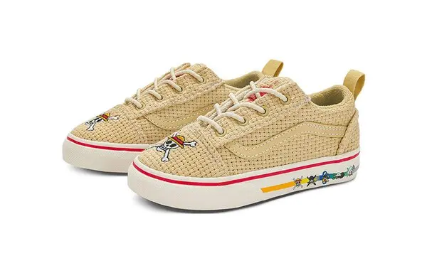 VANS Old Skool Elastic Lace X One Piece Straw Multi Sneakers