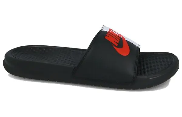 Nike Benassi Jdi Slides - Black/white/red