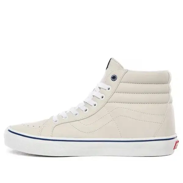 VANS Sk8-hi Reissue Butter Leather High-top Sneakers - White