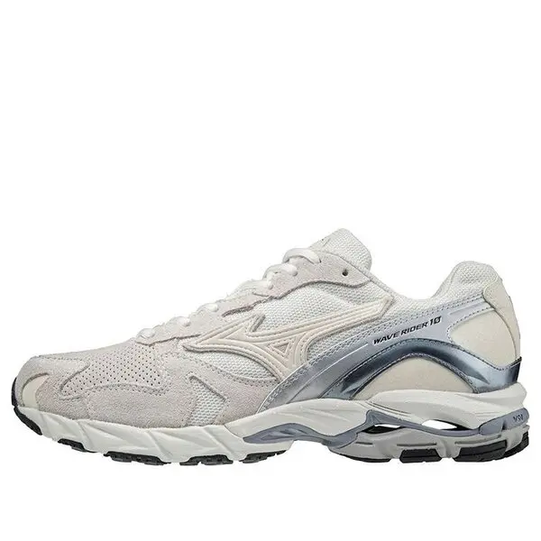 Mizuno Wave Rider Premium Low Top Sneakers - White/grey