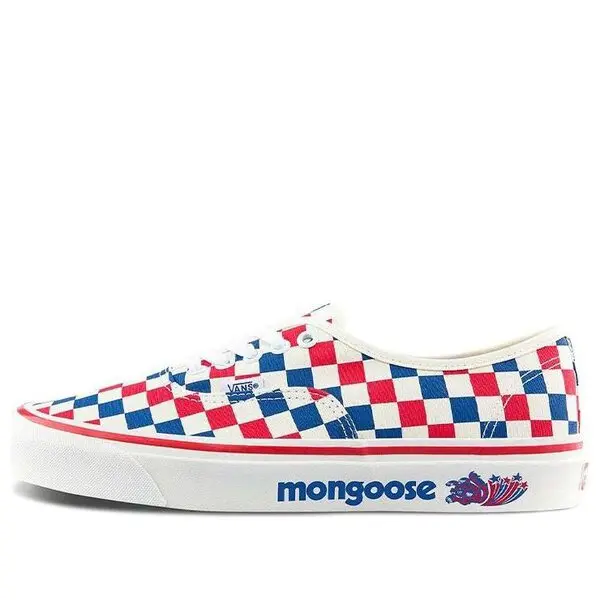 VANS Authentic 44 Dx "mongoose Red Blue Checkerboard - Multi-color