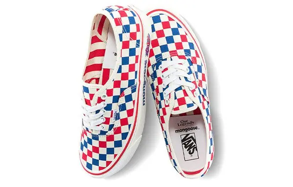 VANS Authentic 44 Dx "mongoose Red Blue Checkerboard - Multi-color