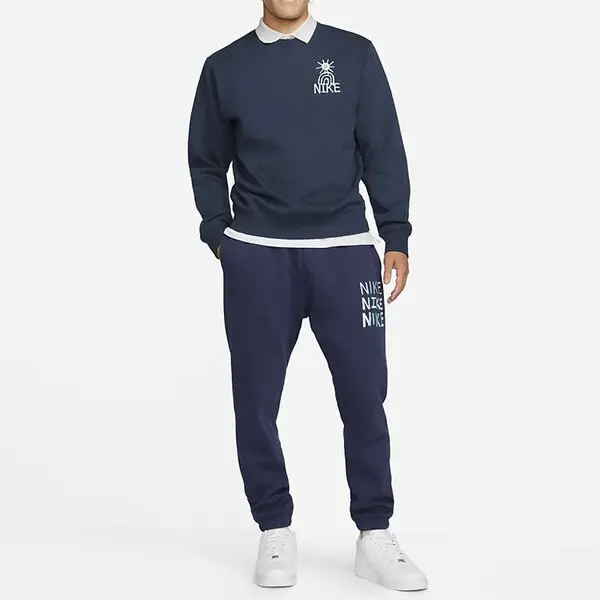 Nike Crewneck Sweatshirt With Logo Graphic - Default Colorway