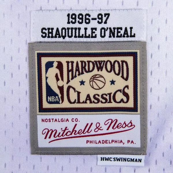 Mitchell & Ness X Nba La Lakers 1996-97 Swingman Jersey Shaquille O'neal 34 - Light Purple