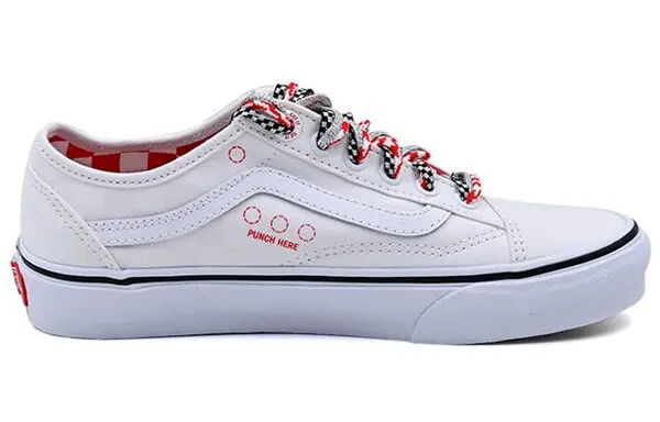 VANS Old Skool Tapered 'diy' Lace-up Sneakers - White