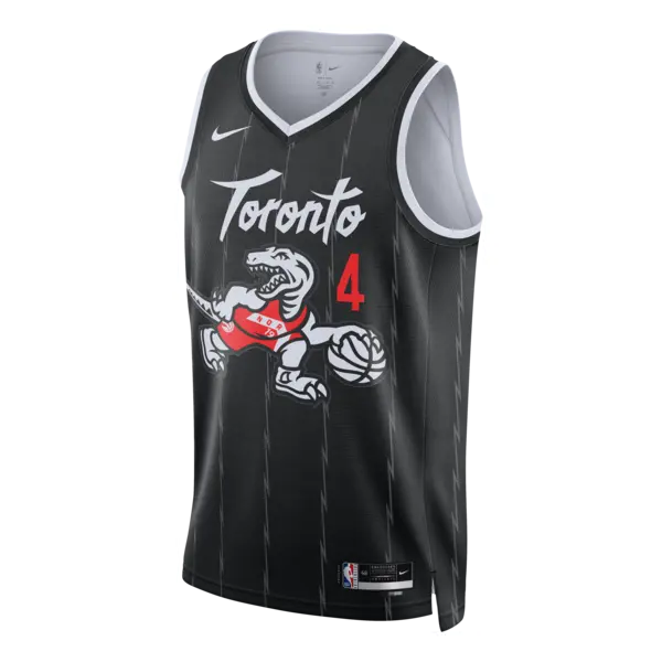 Nike Scottie Barnes Toronto Raptors City Edition Nba Swingman Jersey - Black