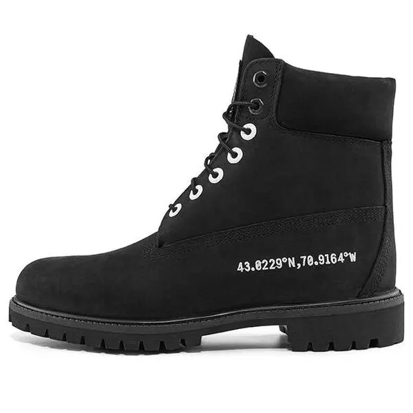 Timberland 6 Inch Premium Boots - Black/white