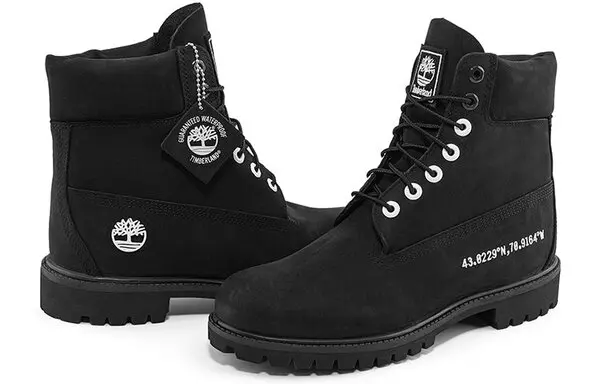 Timberland 6 Inch Premium Boots - Black/white