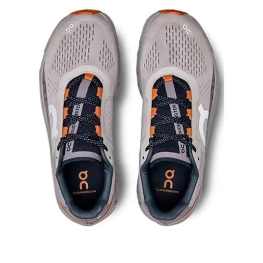 On Cloudmonster Sneakers - Pearl/orange