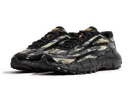 REEBOK Maharishi X Zig Kinetica 2.5 "tiger Camo" Sneakers - Black/green