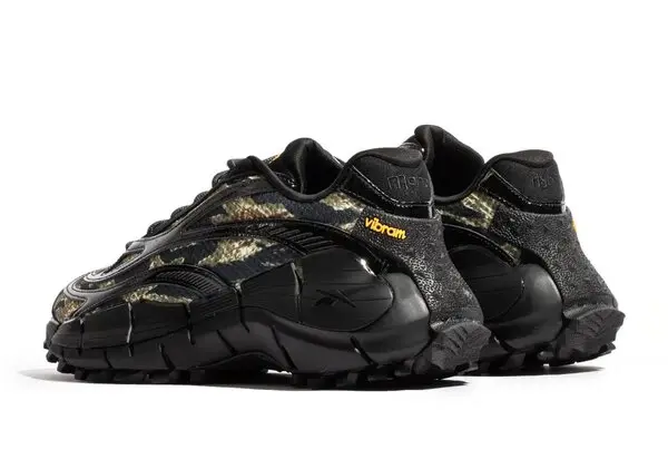 REEBOK Maharishi X Zig Kinetica 2.5 "tiger Camo" Sneakers - Black/green