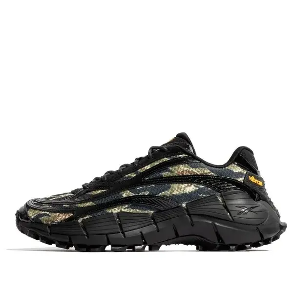 REEBOK Maharishi X Zig Kinetica 2.5 "tiger Camo" Sneakers - Black/green