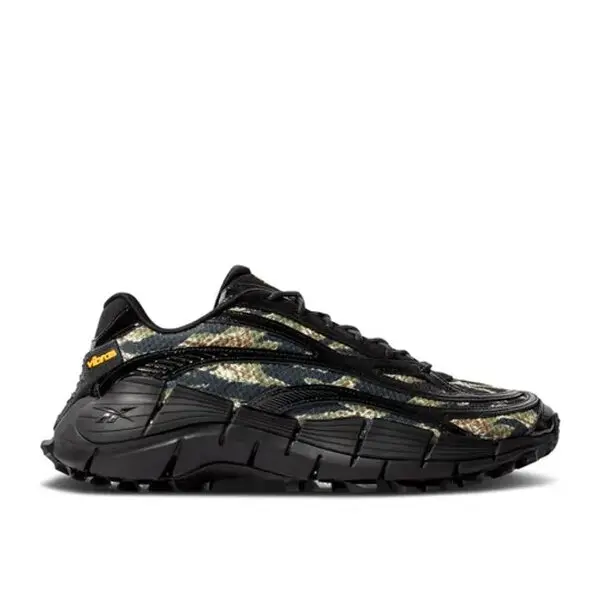 REEBOK Maharishi X Zig Kinetica 2.5 "tiger Camo" Sneakers - Black/green