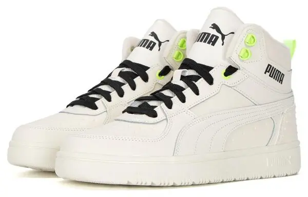 PUMA Rebound Joy High-top Sneakers - White/black