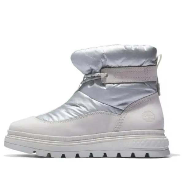 Timberland Greenstride Ray City Puffer Boots - White/silver