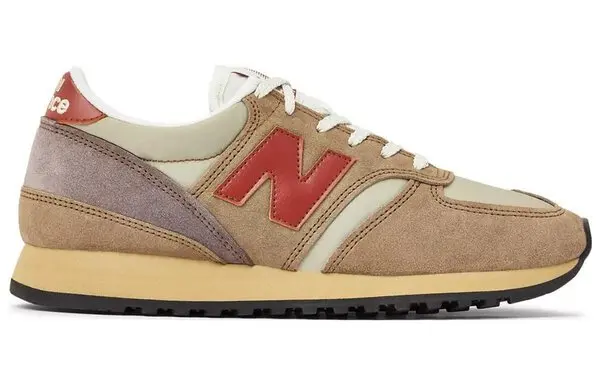 NEW BALANCE 730 Low Top Sneakers - Brown/red