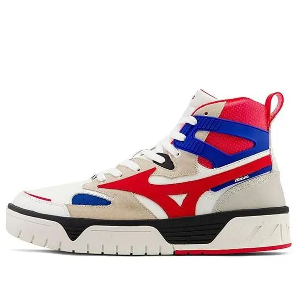 Mizuno Court Cl Mid High Top Sneakers - White/red/black