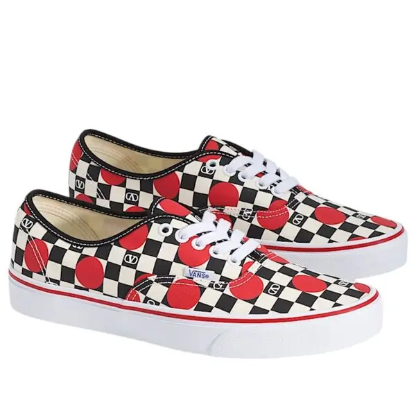 VANS X Valentino Garavani Authentic 'checkerboard Big Dots' Sneakers
