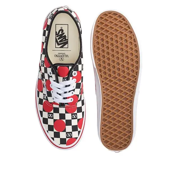 VANS X Valentino Garavani Authentic 'checkerboard Big Dots' Sneakers