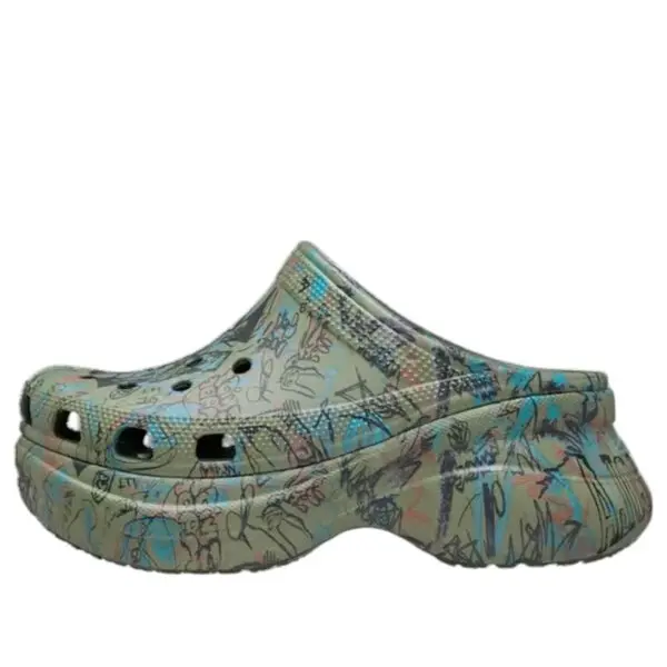 CROCS X Mowalola Classic Bae Clog - Green/forest