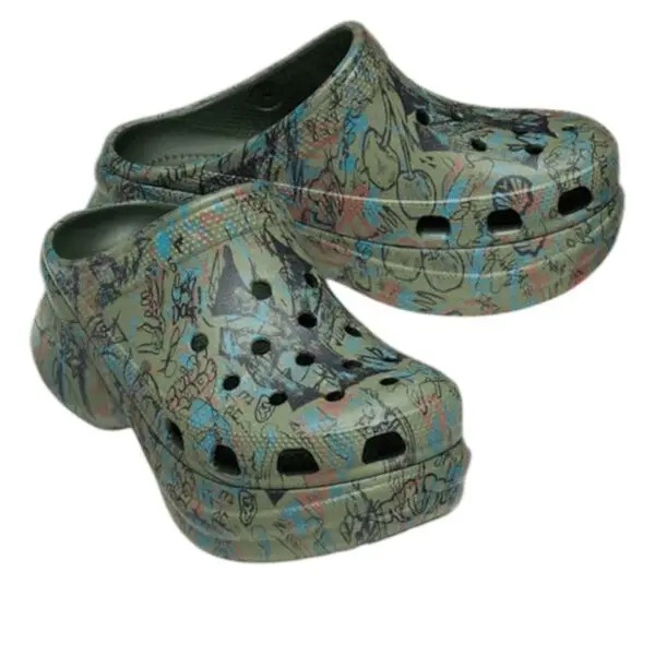 CROCS X Mowalola Classic Bae Clog - Green/forest