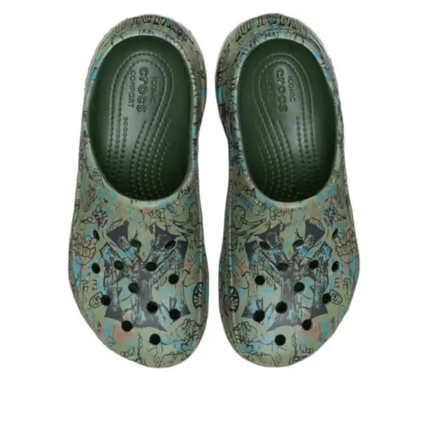 CROCS X Mowalola Classic Bae Clog - Green/forest