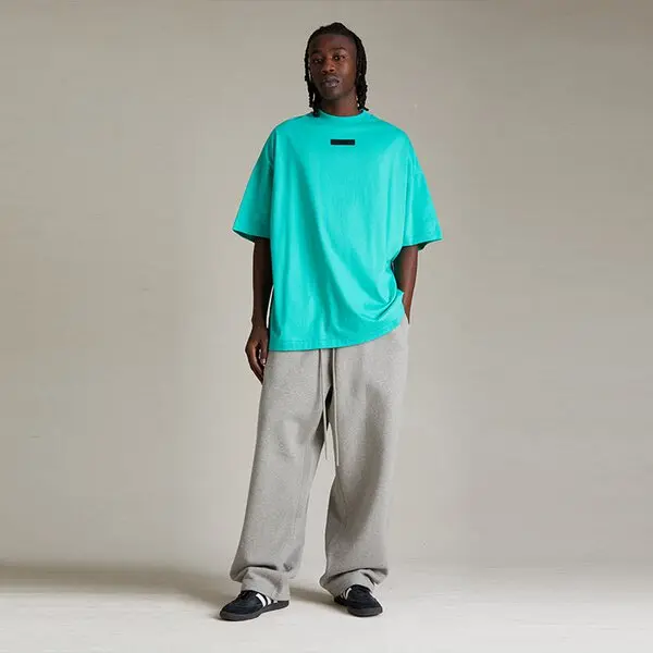 Fear Of God Ss24 Crewneck T-shirt 'mint Leaf - Green/multi-color