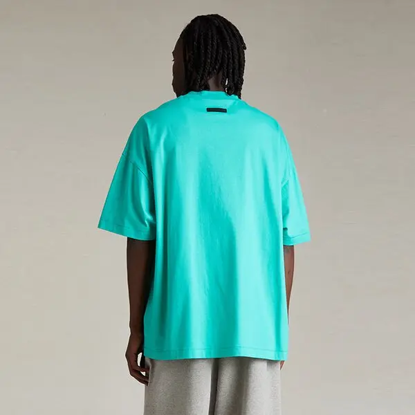 Fear Of God Ss24 Crewneck T-shirt 'mint Leaf - Green/multi-color