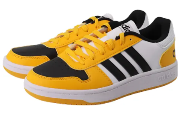 Adidas Hoops 2.0 Sneakers - Yellow/white/black