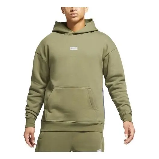 Nike F.c. Fleeced Casual Hoodie - Olive Green