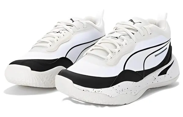 PUMA Playmaker "spray" Sneakers - White/black