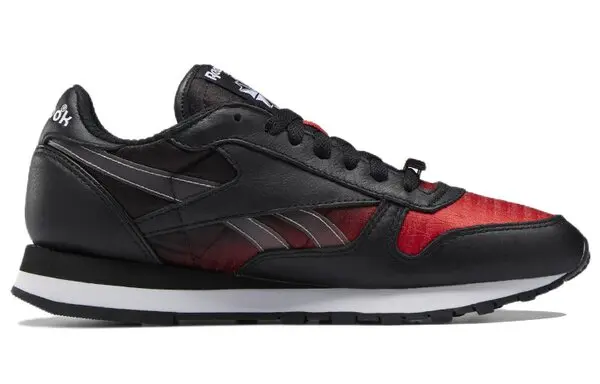 REEBOK Anuel Aa X Classic Leather "the Sky Above The Street" Low Top Sneakers - Blackred