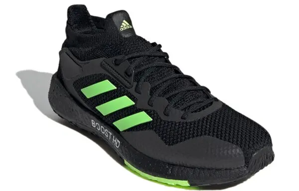 Adidas Pulseboost Hd Low Top Sneakers - Black/green