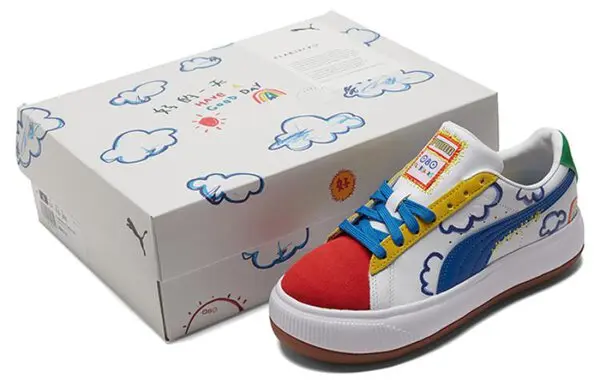 PUMA X Flabjacks Suede Mayu 'happy Doing Nothing Island' Sneakers - Red