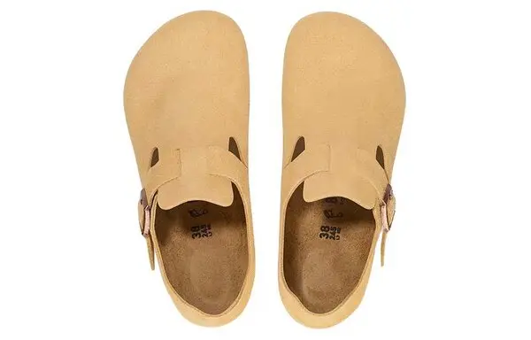 BIRKENSTOCK London Suede Leather Shoes - Yellow