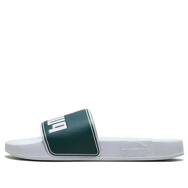 PUMA Leadcat Slides - White/green