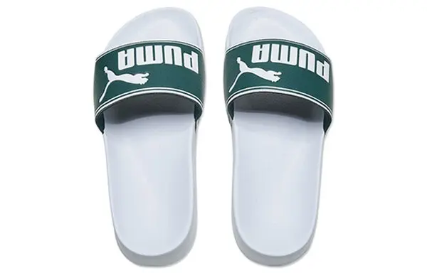 PUMA Leadcat Slides - White/green