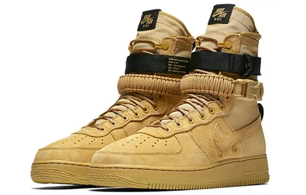 Nike Sf Air Force 1 High "wheat" Sneakers - Tan