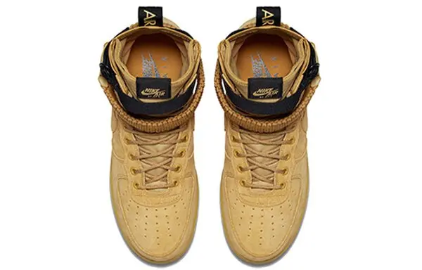 Nike Sf Air Force 1 High "wheat" Sneakers - Tan