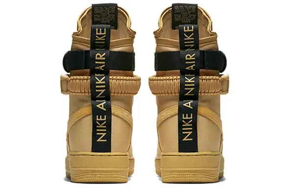 Nike Sf Air Force 1 High "wheat" Sneakers - Tan