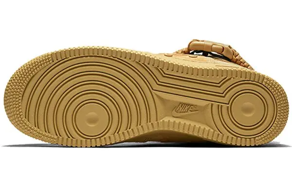 Nike Sf Air Force 1 High "wheat" Sneakers - Tan