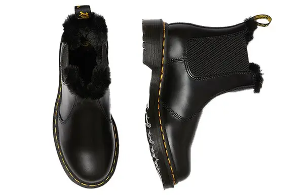 Dr. Martens 2976 Leonore Faux Fur Lined Chelsea Boots