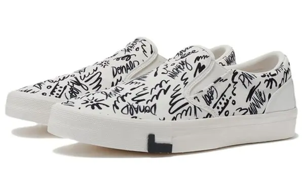 LI-NING Skateboarding Low X Disney Slip-on Sneakers