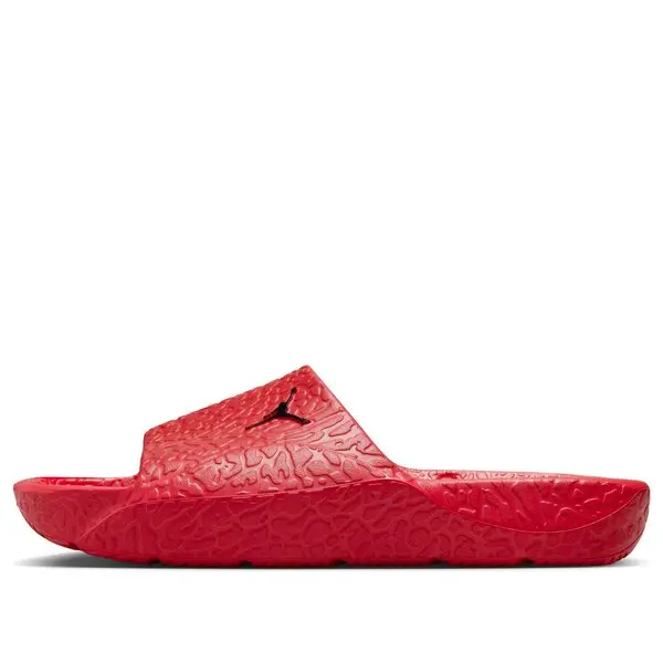 JORDAN Air Franchise Shower Slides - Fire Red/black