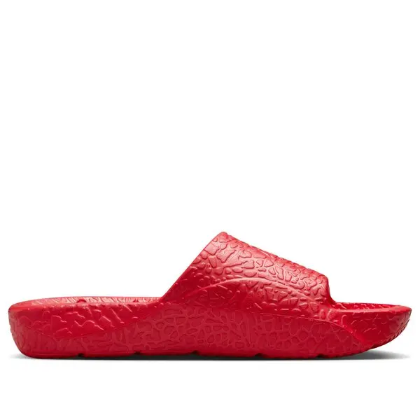 JORDAN Air Franchise Shower Slides - Fire Red/black